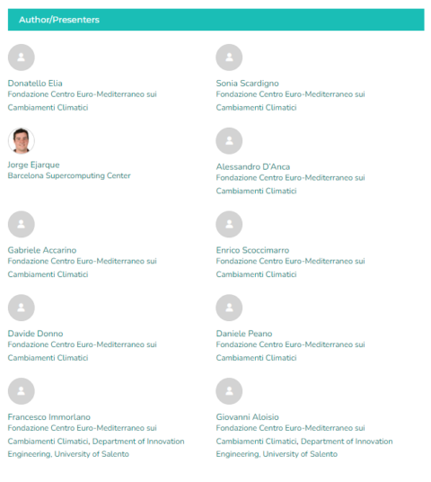 SC23 session: End-to-End Workflows for Climate Science: Integrating HPC Simulations, Big Data ...